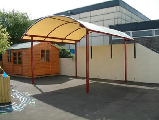 Ascot Barrel Vault Canopy Clovis Canopies Esi External Works