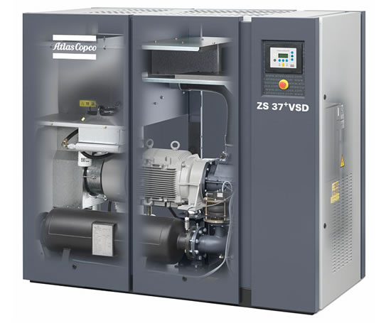 ZS 37+ - 160+ VSD oil-free screw air blower | Atlas Copco | ESI Enviropro