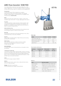 Flow booster type ABS XSB 900 to 2750 | Sulzer | ESI Enviropro