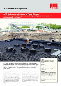 Surface water management solution for Network Rail | ACO Water ...