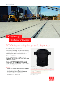 ACO launches V-Septor to assist SuDS management train | ACO Water ...