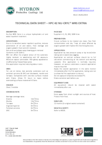 Nu-Cryl WRS Extra - oil & water proofing for pavements | Hydron ...