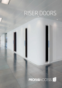 4000 Series high-performance fire-rated riser doors | Profab Access ...