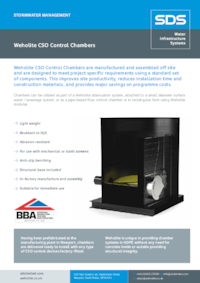 SDS Weholite CSO control chambers | SDS | ESI External Works