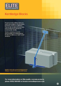 Kentledge V-interlocking concrete blocks | Elite Precast Concrete | ESI ...