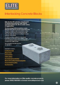Kentledge interlocking concrete building blocks | Elite Precast ...