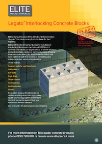 Legato™ interlocking concrete blocks | Elite Precast Concrete | ESI ...