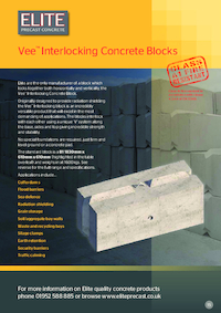 Vee™ interlocking concrete blocks | Elite Precast Concrete | ESI ...