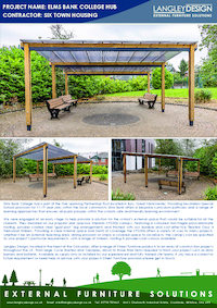 Elms Bank College Hub, Manchester | Langley Design Street Furniture ...