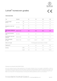 Lotrak® 100 mechanically-bonded non-woven geotextile | Don & Low | ESI ...