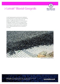 Lotrak® 20/20S biaxial geogrid | Don & Low | ESI External Works