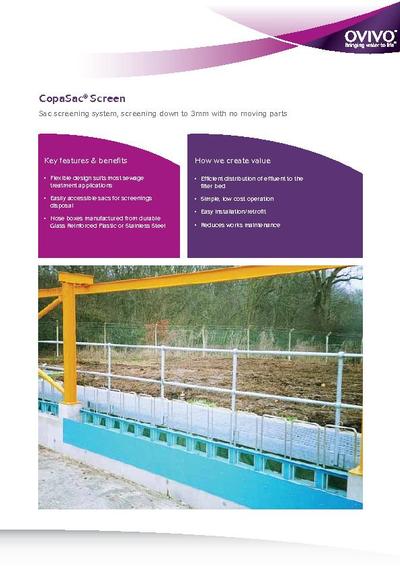 CopaSac® screening system | Jacopa | ESI Enviropro