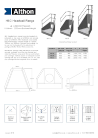 Standard precast concrete headwalls | Althon | ESI External Works