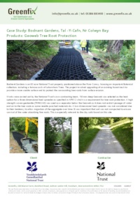 Geoweb® Tree Root Protection - Case Study Bodnant Garden | Greenfix ...