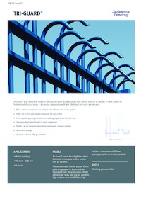 Tri-Guard vertical bar fencing systems | Jacksons Fencing | ESI ...