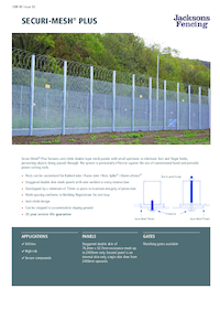 358 Securi-Mesh® Plus high security fencing system | Jacksons Fencing ...