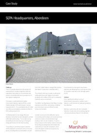 Paving solutions for SEPA headquarters, Aberdeen | Marshalls | ESI ...