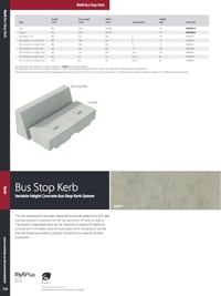 Bus Stop Kerb | Marshalls | ESI External Works