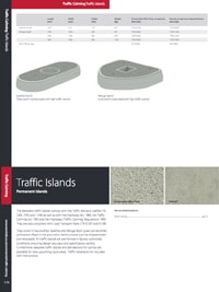 Refuge one-piece concrete traffic island | Marshalls | ESI External Works