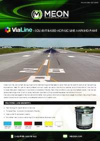 ViaLine solvent-based acrylic line marking paint | Meon Ltd | ESI ...