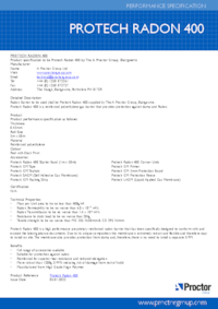 Protech Radon 400 high-performance radon barrier | A Proctor Group ...