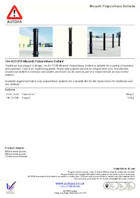 Morpeth - polyurethane bollard, traditional style | AUTOPA | ESI ...