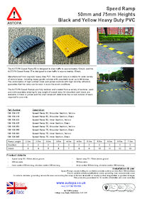 Speed Ramp 50 - slows traffic to 10mph (50mm high) | AUTOPA | ESI ...