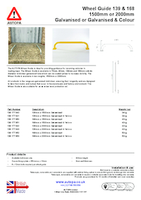 AUTOPA Wheel Guide for warehouse loading bays | AUTOPA | ESI External Works