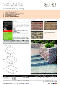 Secura Lite retaining walls | Tobermore | ESI External Works