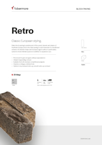 Retro concrete block paving | Tobermore | ESI External Works