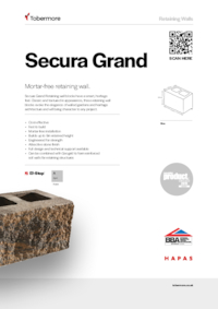 Secura Grand Concrete Retaining Walls | Tobermore | ESI External Works