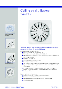Ceiling Swirl Diffusers | TROX UK | ESI Building Services