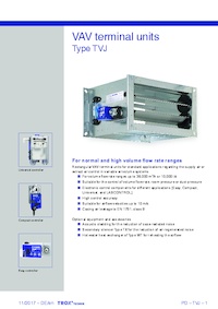 Type TVJ VAV Terminal Unit | TROX UK | ESI Building Services