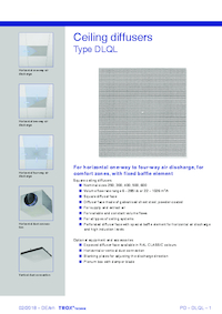 Ceiling Diffuser | TROX UK | ESI Building Services