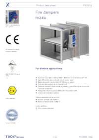 Type FK2-EU fire damper for diverse applications | TROX UK | ESI Building Services