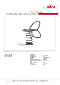 Classic spring rocker metal | eibe Play Ltd | ESI External Works