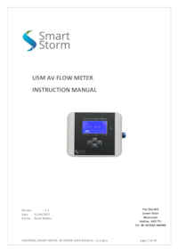 USM area velocity flow meter | Smart Storm | ESI Enviropro