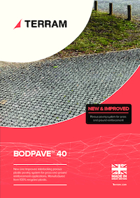 Bodpave™ 40 interlocking cellular porous paving | Terram | ESI External ...
