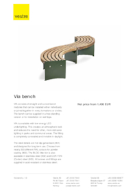 Stylish, curved VIA bench for Kings Cross concourse | Vestre Ltd | ESI ...
