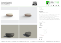 Galet VI concrete bench | URBASTYLE® | ESI External Works