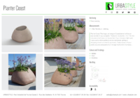 Coast cast stone planter | URBASTYLE® | ESI External Works