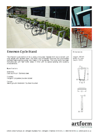 Emerson Cycle Stand | Artform Urban Furniture | ESI External Works