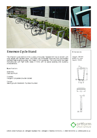 Emerson Cycle Stand | Artform Urban Furniture | ESI External Works