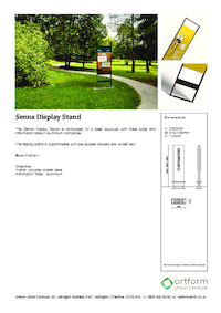 Senna Display Stand | Artform Urban Furniture | ESI External Works
