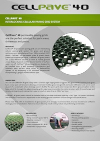 CellPave 40 - Interlocking Cellular Paving Grid | Groundtrax Systems ...
