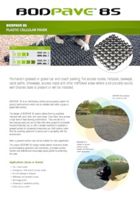 BodPave 85 plastic cellular pavers | Groundtrax Systems | ESI External ...