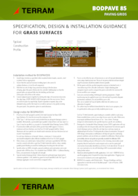 BodPave® 85 plastic cellular pavers | Groundtrax Systems | ESI External ...