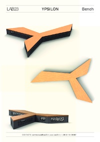 Ypsilon Bench by LAB23 | All Urban | ESI External Works