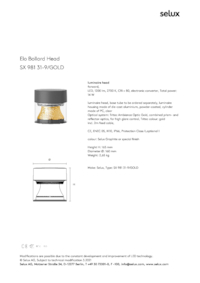 Elo illuminated bollard | Selux UK | ESI External Works