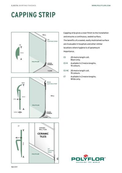 Ejecta flooring accessories | Polyflor | ESI Interior Design